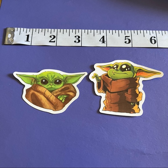 Star Wars | Design | Baby Yoda Grogu The Mandalorian 2 Sticker Pack ...